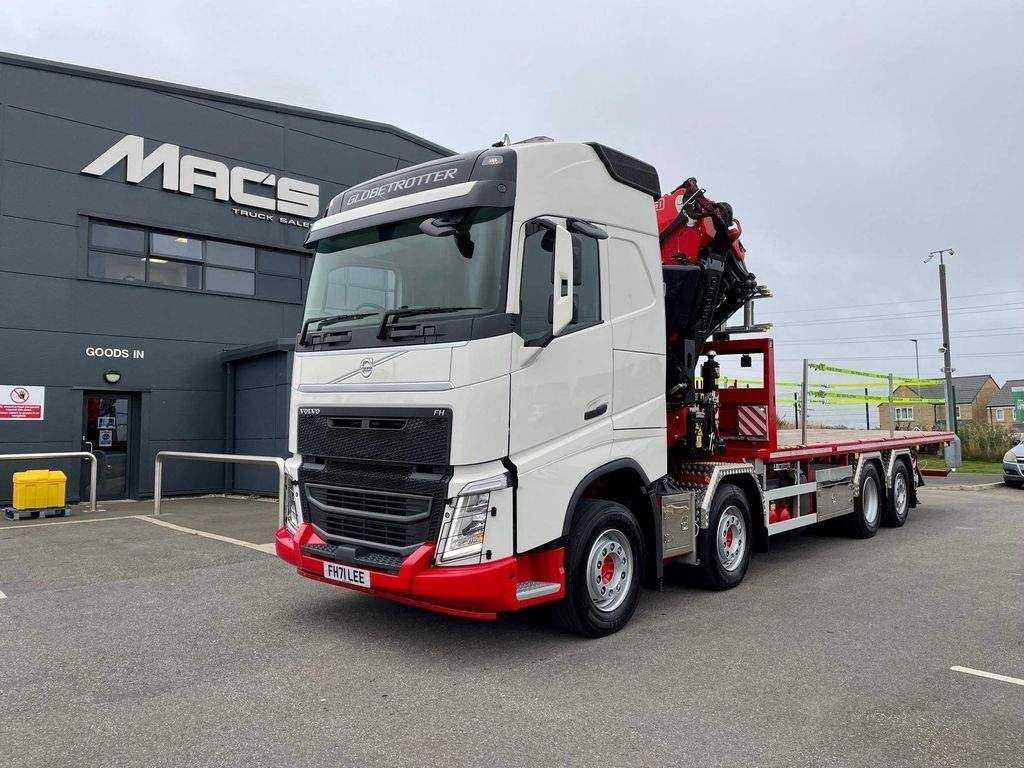 2023 Volvo Volvo FH500 8x2 Flatbed F710 Fassi Drawbar for sale for in ...