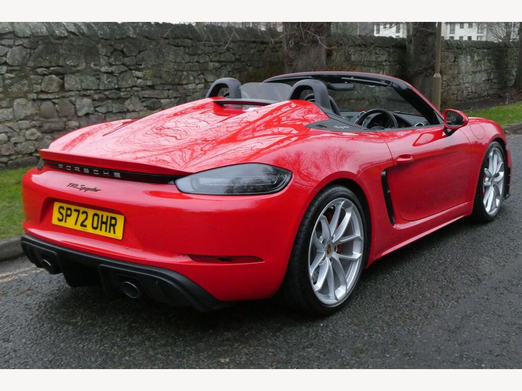 Used Porsche 718 Spyder Convertible 4.0 Spyder Euro 6 (S/s) 2dr in ...