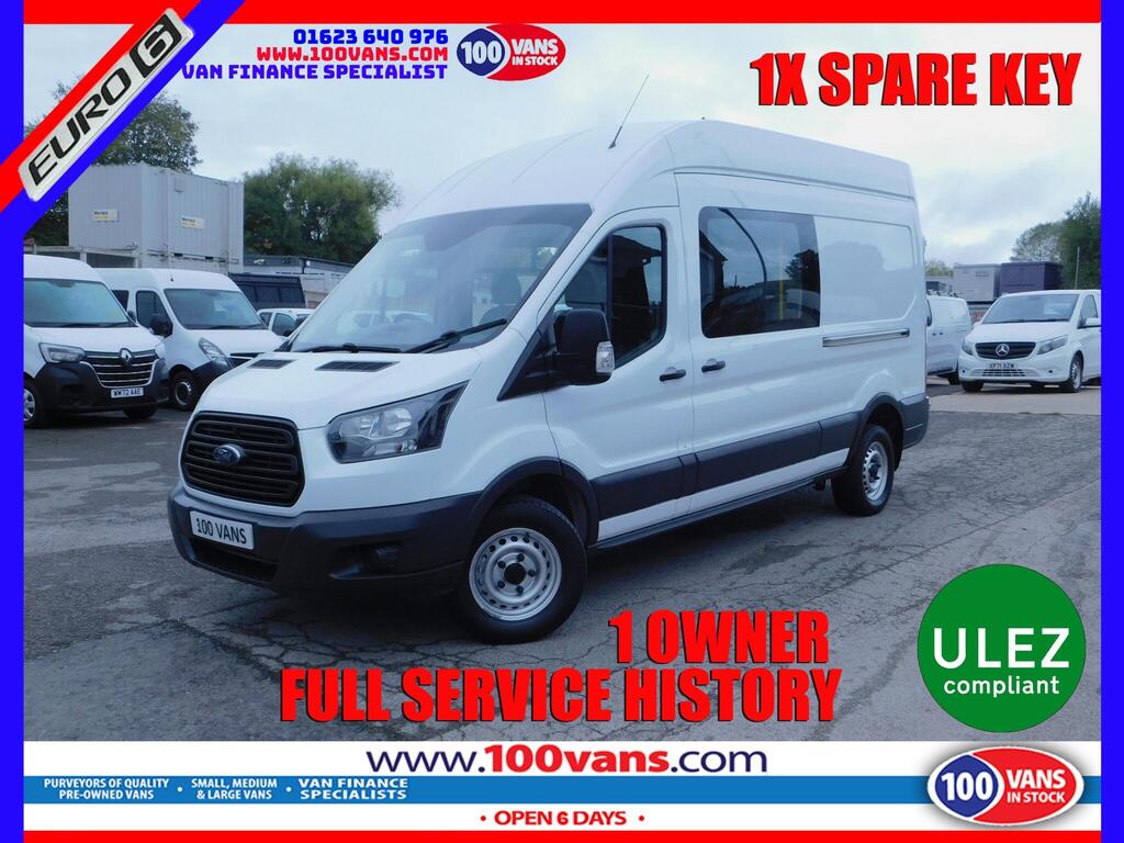 Used Ford Transit Combi Van 2.0 350 Ecoblue Crew Van Rwd L3 H3 Euro 6 ...