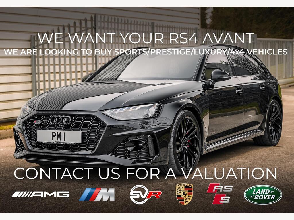 Used Audi Rs4 Avant Estate 2.9 Tfsi V6 Carbon Black Tiptronic Quattro ...