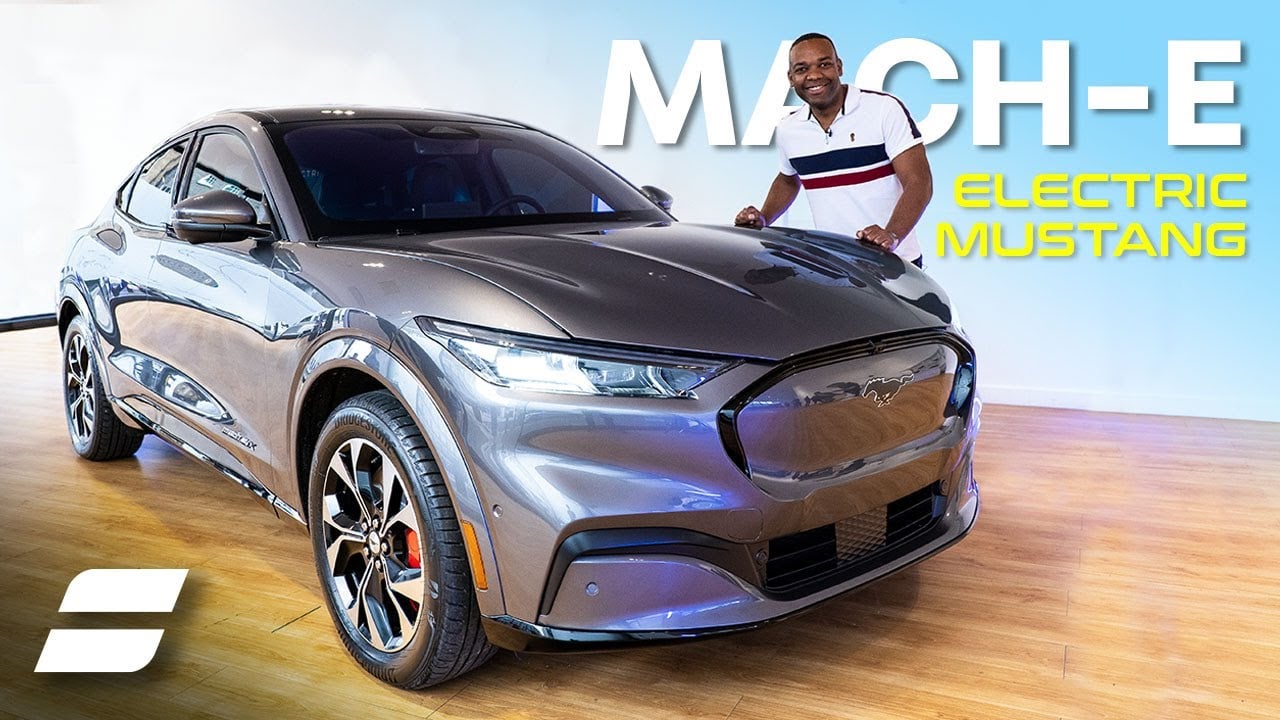 Video: Electric Mustang Mach-E hits London | Autotrader