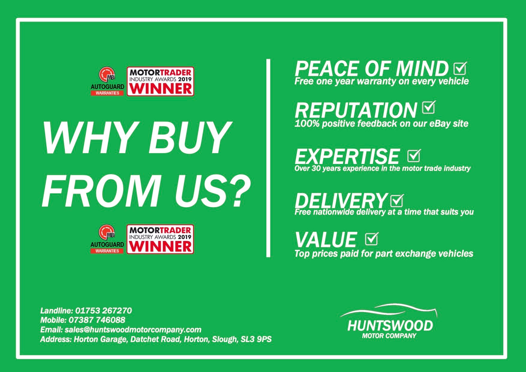 HUNTSWOOD MOTOR COMPANY | Van dealership in Slough | Autotrader