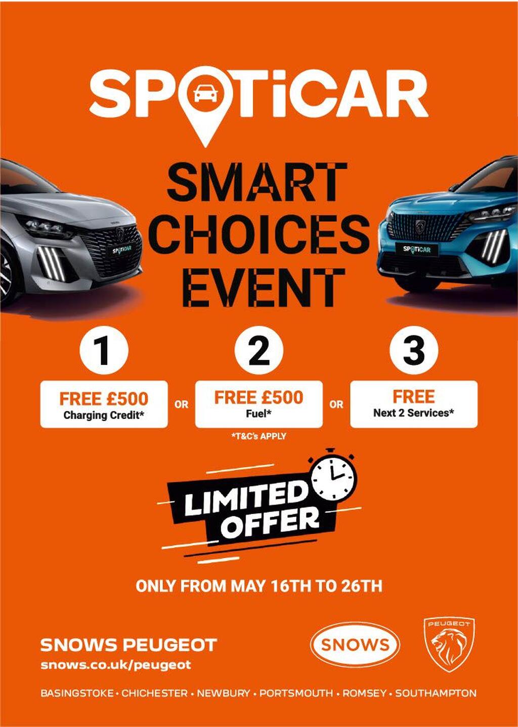 Snows Peugeot Chichester | Car dealership in Chichester | AutoTrader