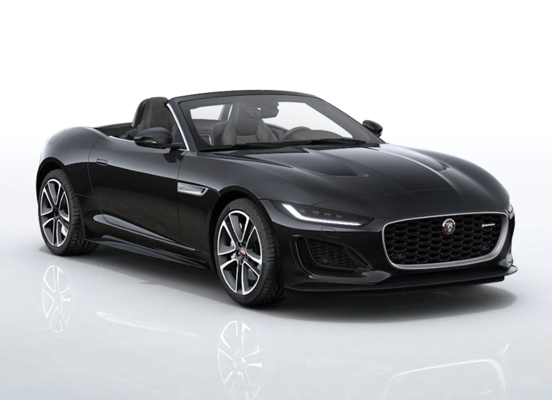 Black Jaguar Car Convertible